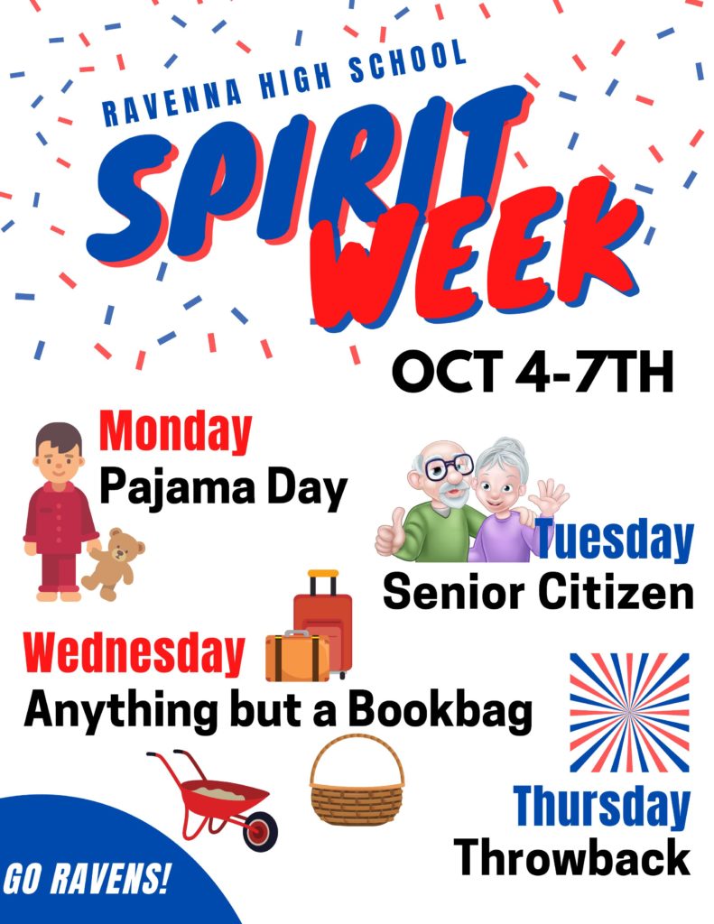 Spirit Week Flyer
